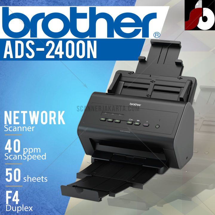 scanner Brother ADS 2400n - 40ppm - scanner network - scanner F4 ...