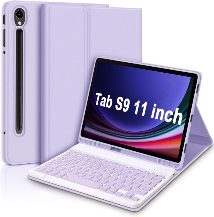 Detachable Magnetic Keyboard Case for Samsung Galaxy Tab A9 S8 S7 S9 FE ...