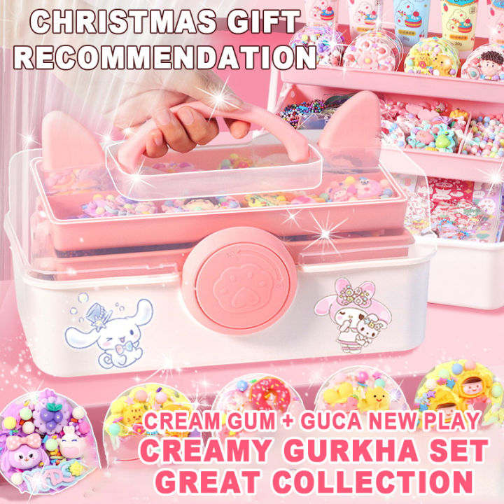 WEIYAN Girl Kids Toys Manual Diy Guka Set Material Package Guka Box ...