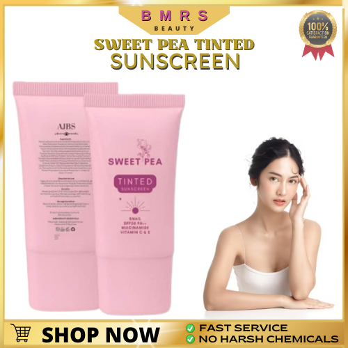 Sweet Pea Premium Tinted SUNSCREEN SPF 50 PA+++ W/ Snail Potion ...