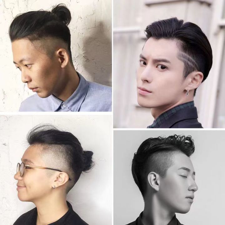 Ang malaking buhok ng mga lalaki sa likod realistic na buhok patch ay ...