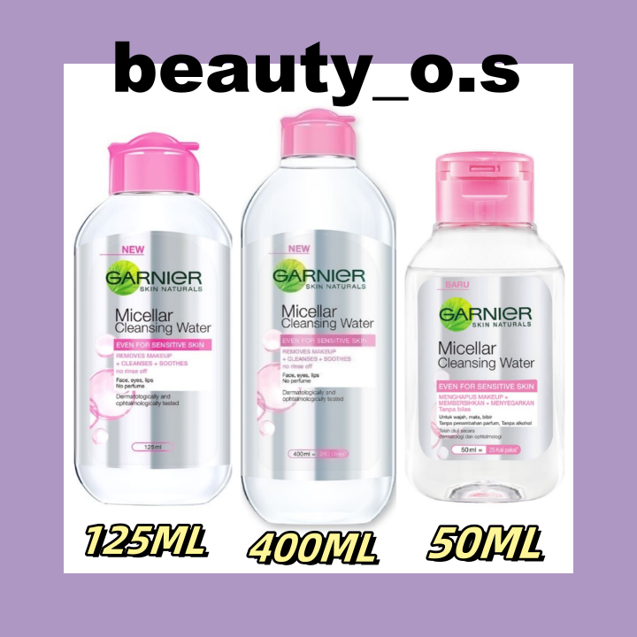 GARNIER MICELLAR WATER PINK 125ML/400ML/50ML | Lazada