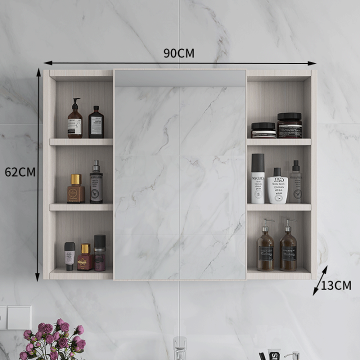 Modern Bathroom Mirror Cabinet Wall Mounted Bathroom Mirror Storage Box ...