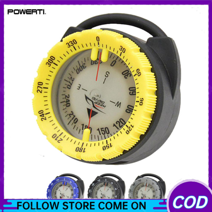 Outdoor Dive Compass Professional Waterproof Navigator Digital Luminous ...