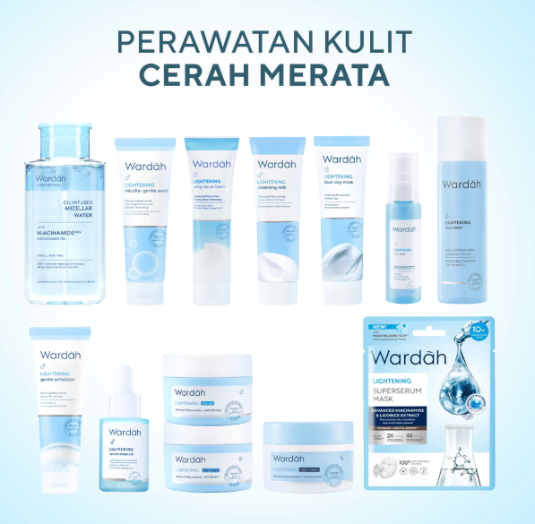 Wardah lightening Series Lengkap/ Perawatan Wajah / Wardah original ...