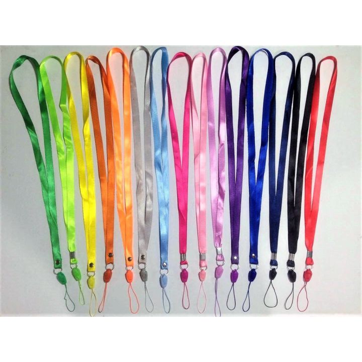 🌟amz 12PCS COD Slim ID Lace ID Lanyard ID Holder Nylon School & Events ...