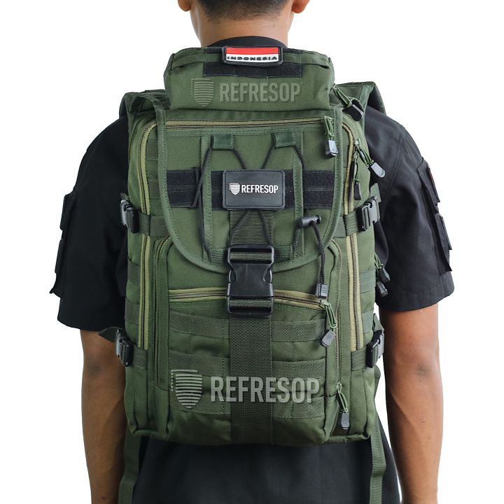 Tas Ransel Tactical Army Kuat Militer Polisi Berkualitas Awet PX353 ...