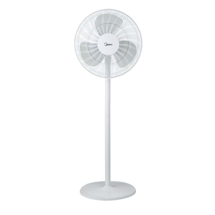 MIDEA - White stand fan FS40-18C width 16 inches . | Lazada.co.th