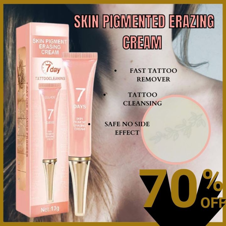 [ HIGH QUALITY ] Permanent Tattoo Removal Cream Skin Pigmented Eraser Cream Tattoo Eraser Fast ...