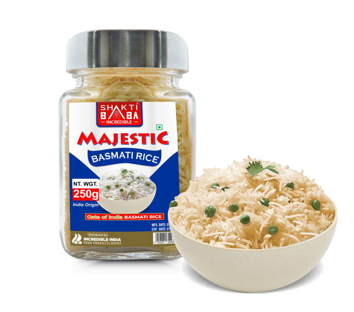 GATE OF INDIA Genuine Majestic Extra Long Grain Basmati Rice(No Mixed ...