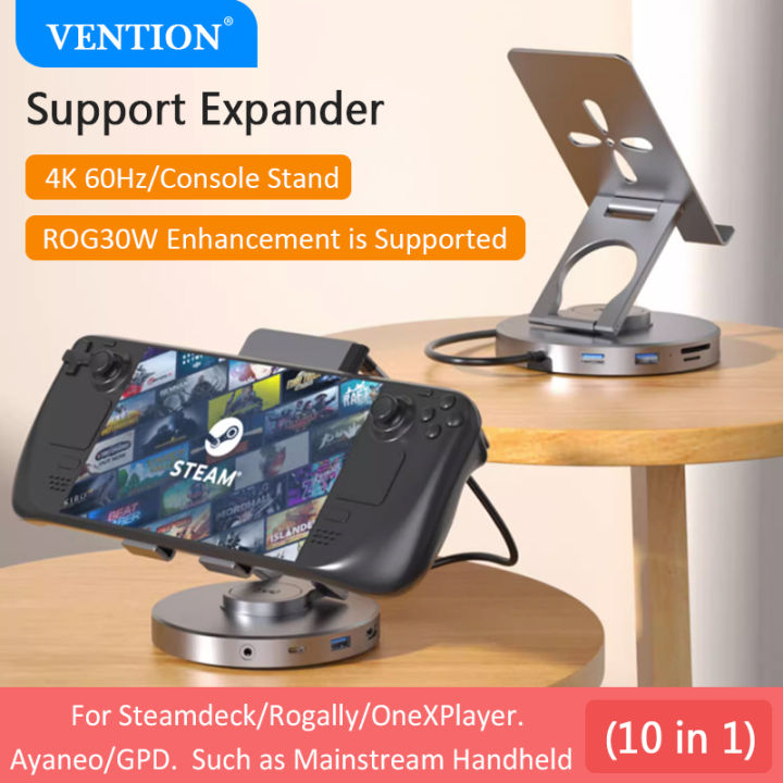 Docking Stations VENTION 9-in-1 Steam Deck Docking Station – 4K HDMI ...