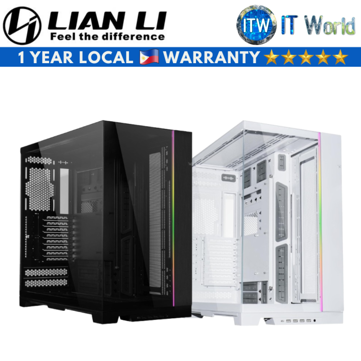 Lian Li O11 Dynamic EVO XL Full Tower Tempered Glass PC Case (Black ...