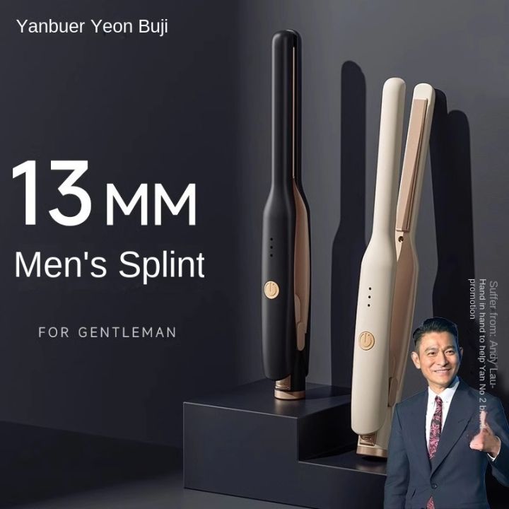Men's Hair Straightener & Curler - Volumizing Texture Styling Iron ...