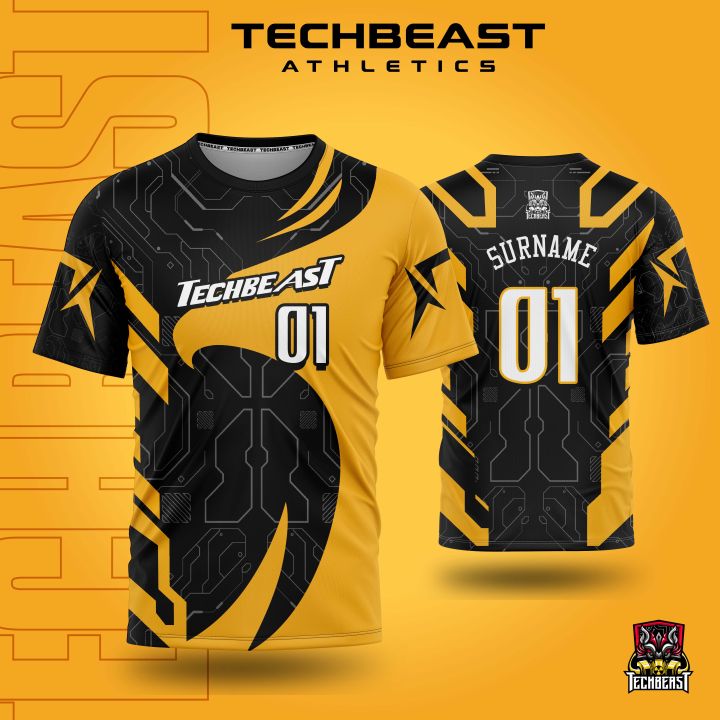 Airstrike Mecha T-shirt Full Sublimation Jersey Techbeast ( CUSTOM NAME + NUMBER ) | Lazada PH