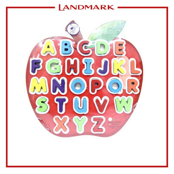 Landmark Wooden Capital Alphabet Letters in Red Apple | Lazada PH