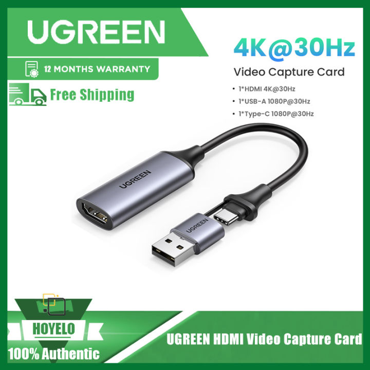 UGREEN HDMI Video Capture Card for Nintendo Switch Live Image 4K HD ...