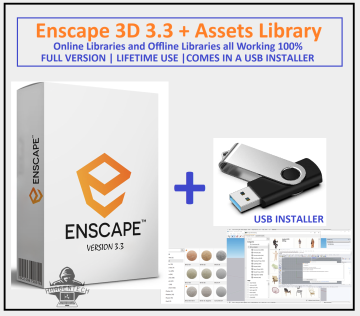 NEW Enscape 3D 3.0 X64BIT | FULL VERSION || LIFETIME USE || COMES IN A ...