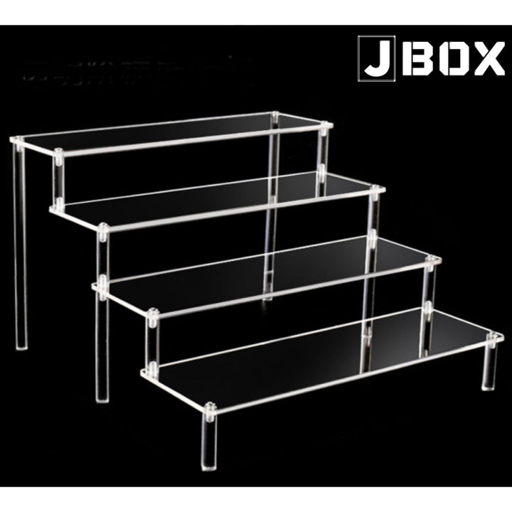 Clear Acrylic Display Stand 2/3/4/5 Layers (JBox) | Lazada Singapore