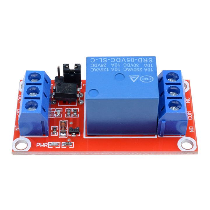 DC 5V 1 Channel Relay Module with Optocoupler Support High and Low ...