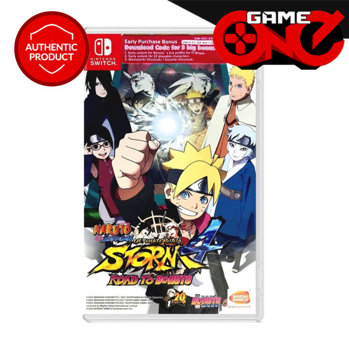 Nintendo Switch Naruto Shippuden Ultimate Ninja Storm 4 Road to Boruto Namco Bandai Game Cartridge New Adventure For Naruto Lazada Lazada PH