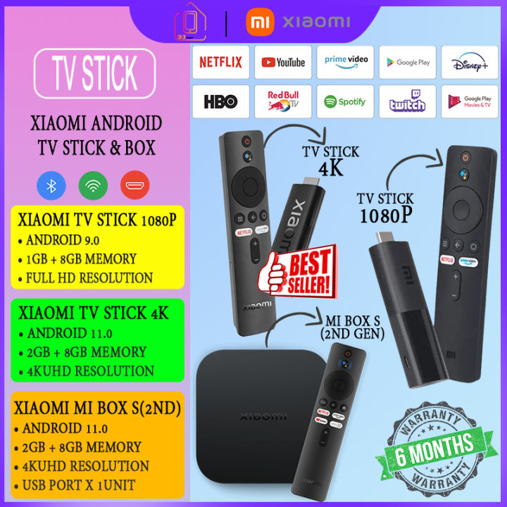 TV Stick TV Boxes & Receivers Mi Stick 1080HD Mi Stick 4K mi box s ...