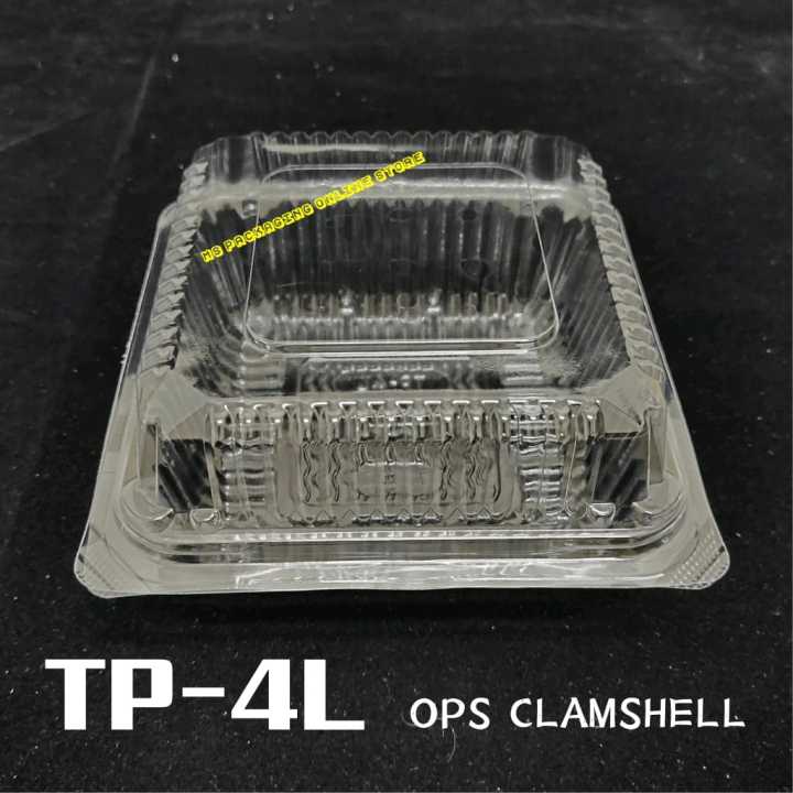 TOLI OPS Clamshell TP-4L Plastic Tray .Disposable Packaging Food Tray ...