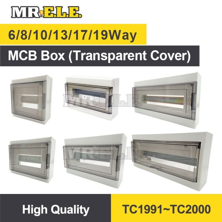 6/8/10/13/17/19Way MCB Box Transparent Cover (TC1991~TC2000) | Lazada