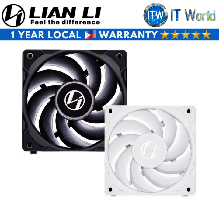Lian Li Uni Fan P28 120mm Fluid Dynamic Bearing Single Fan (Black | White) | Lazada PH