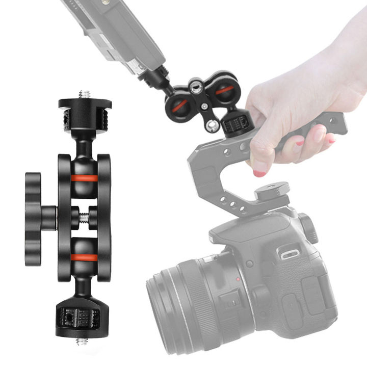 Camera Gimbal Mount Solid Arm Camera Mount Rotatable Ball Head Camera ...
