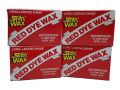 Star Wax, RED DYE WAX - Water Proof Floor Wax with Dye (pack of 6 ...
