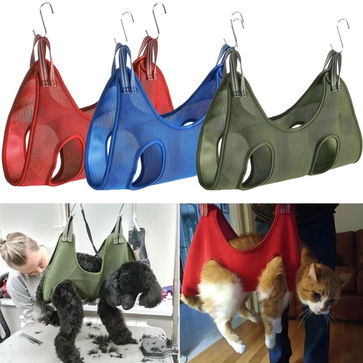 【suisui】เปลญวนสัตว์เลี้ยง Dog Cat Hammock อาบน้ำตัดเล็บแต่งขน สะดวกสะอาดปลอดภัย เปลญวนสัตว์ ...