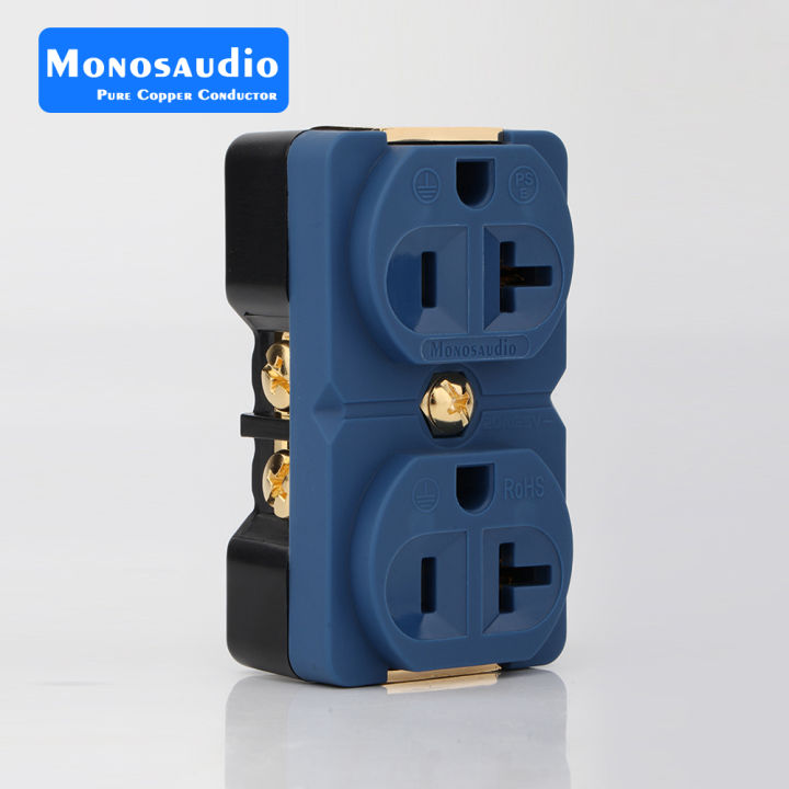Piece Monosaudio Dp-1g Pure Copper Duplex Wall Ac Power Receptacles ...