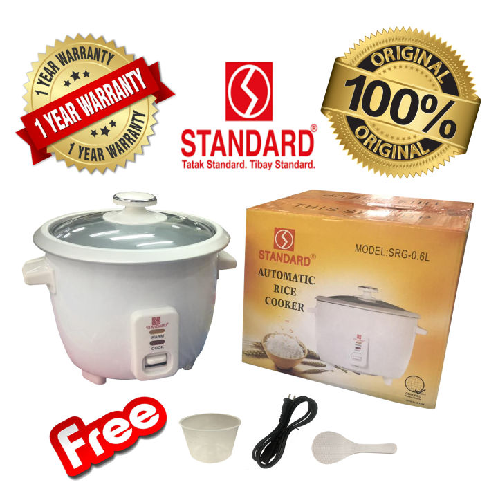 ORIGINAL STANDARD Rice Cooker SRG 0.6L 3 cups (1 year warranty) | Lazada PH