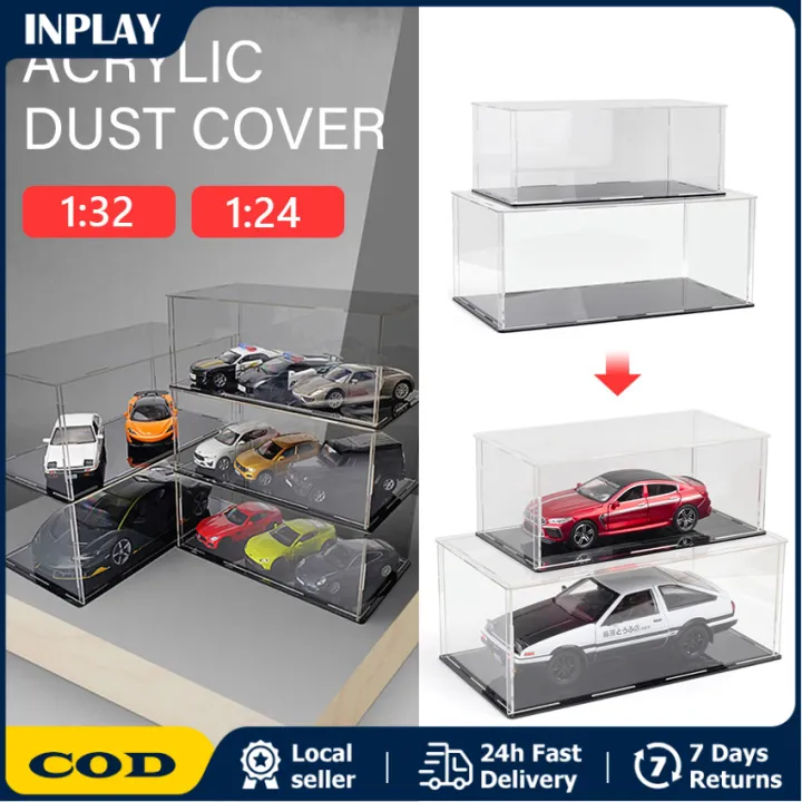 1/32 1/24 Dust Proof Acrylic Display Case Clear Storage Holder for ...