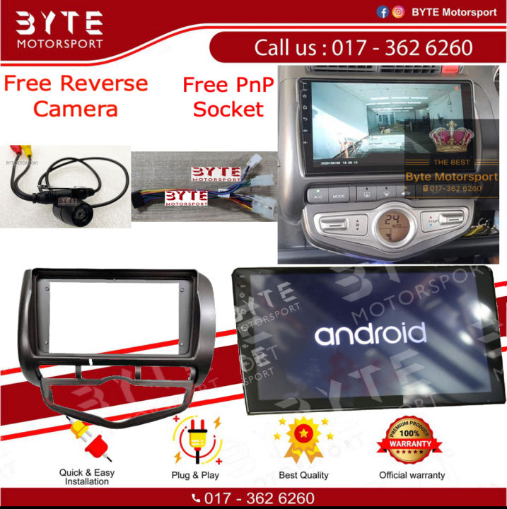 🇲🇾🔌Android Player Honda City 2003-2007 💯FOC Reverse Camera💯 🔌 | Lazada