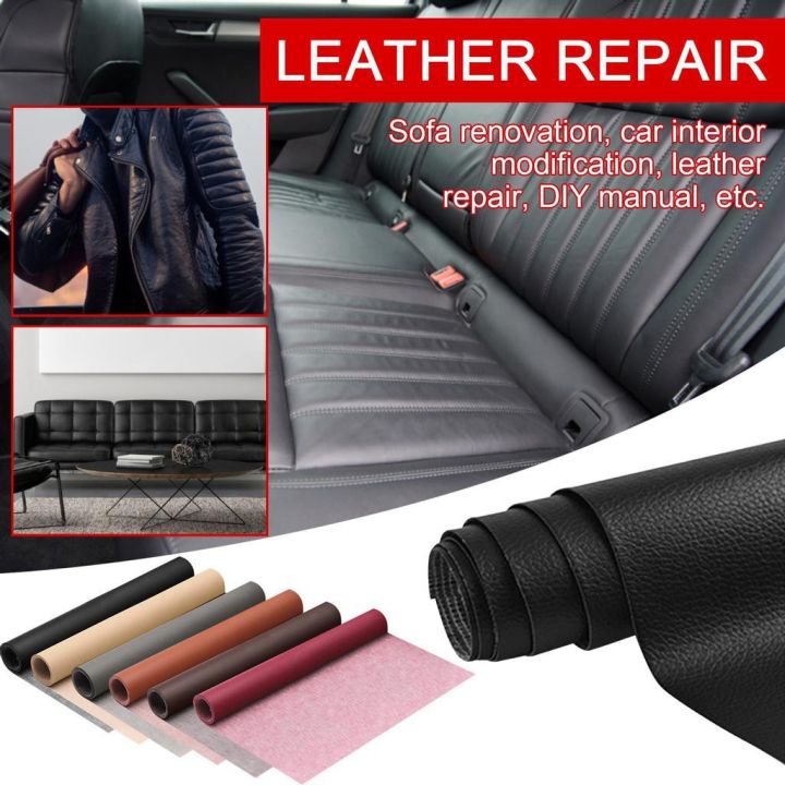 137x50cm Leather Repair Self-Adhesive Patch Sticker for Car Seat ...