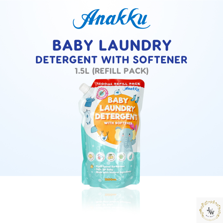 ANAKKU Baby Laundry Detergent With Softener 1.5L (REFILL PACK) Sabun ...