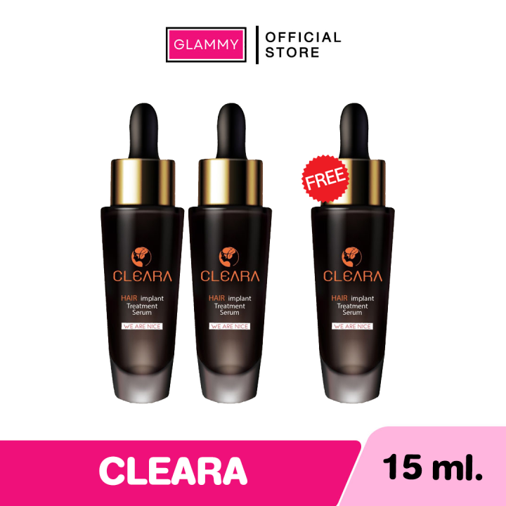 (โปร 2 แถม 1) Cleara Serum เคลียร่า เซรั่มปลูกผม ลดผมร่วง กระตุ้นผมใหม่ เซรั่มปลูกคิ้ว ผมแข็งแรง ...