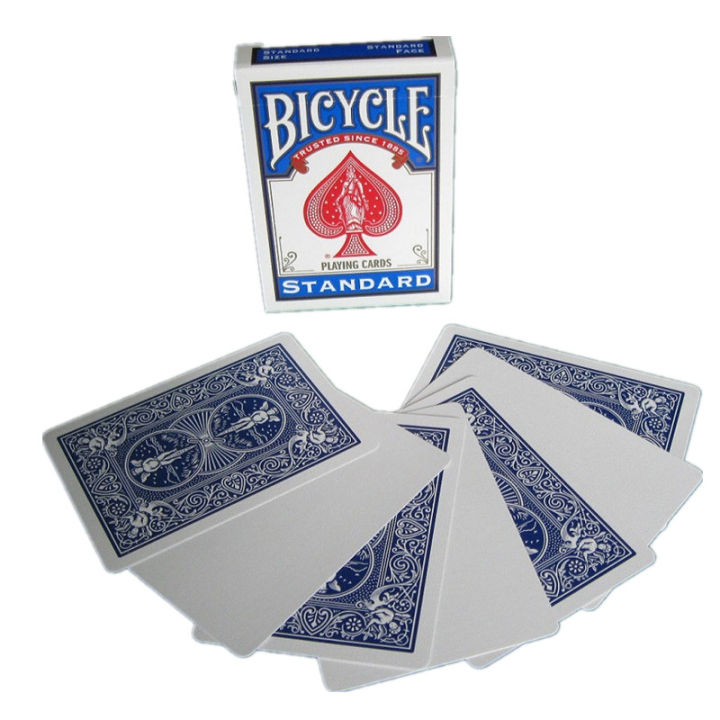 Bicycle Rider Back Blank Face Blue Back Playing Cards Gaff Deck Magic ...