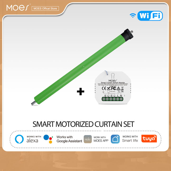 Electric Curtain Motor For Roller Blinds Shades Shutter With Tuya Smart ...