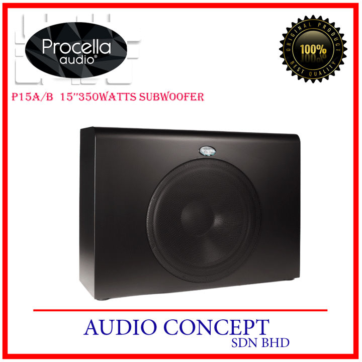 Procella Audio P15A/B 15'' /350Watts Subwoofer | Lazada