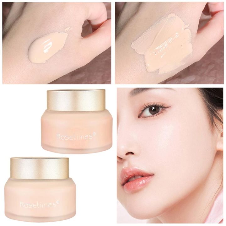 Rosetimes Softening Foundation Cream Waterproof And Sweat Proof ...