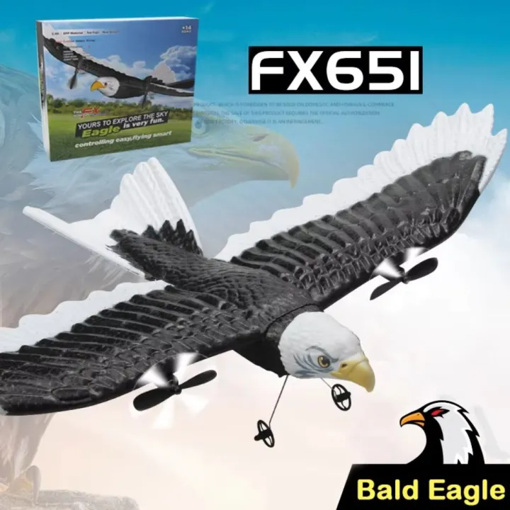 DSFSK EPP Foam RC Eagle Aircraft Fighter RC Gravity Sensing Eagle RC Flying Toys Home Decor ...
