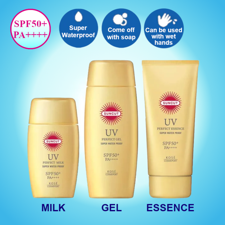 KOSE SUNCUT Perfect UV Care Super Waterproof [SPF50+/PA++++] | Lazada PH