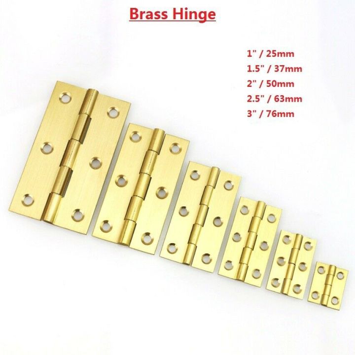 Solid Brass Butt Hinges Cabinet Drawer Door Hinge | Lazada