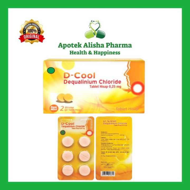 D-Cool Tablet Hisap Untuk Sakit Tenggorokan | Lazada Indonesia