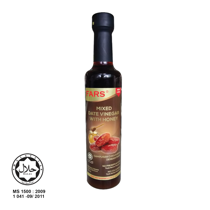 FARS Mixed Date Vinegar With Honey / Cuka Kurma dengan Madu 375ml ...