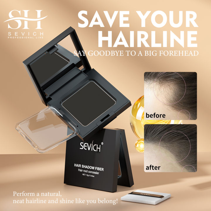 Sevich Hair Shadow Powder 12g Waterproof Disposable Hair Root Concealer ...