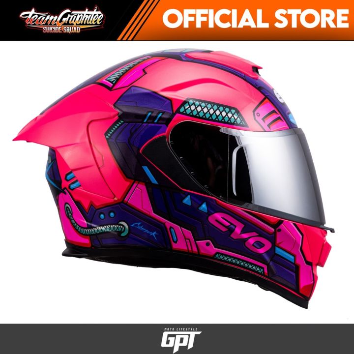 EVO HELMET GT-PRO CYBERPUNK (LENS MAY VARY) | Lazada PH