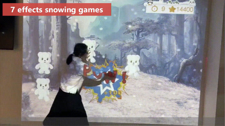 3D Video Interactive 57 Games Effect Wall/Floor Infrared Sensor with ...